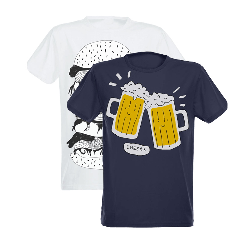 Custom T-shirt design online Stretch man's model - Personalizzalo Custom T-shirt design online Stretch man's model - Personalizzalo